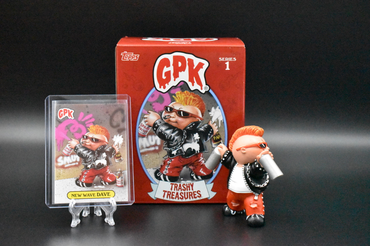 GPK Trashy Treasures Figurine 2020 - NEW WAVE DAVE- BASE/324 (IN-HAND)
