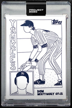 Topps Project 2020 Don Mattingly #155 by Fucci - Wheeler Collection