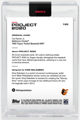 Topps Project 2020 Cal Ripken Jr. #195 by King Saladeen - (PRE-SALE ...