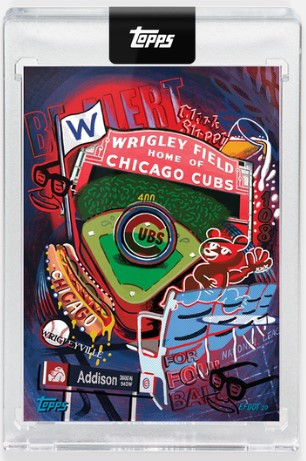 Topps X - 2020 Efdot Iconic Stadium Series -Card 4 - Wrigley Field ...