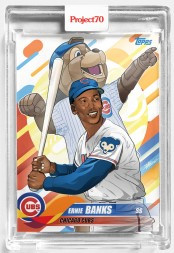 Topps Project 70 Ernie Banks #48 by Quiccs (PRE-SALE) - Wheeler Collection