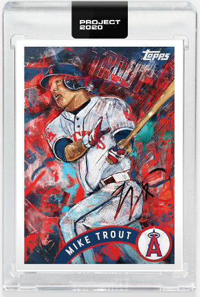 Topps Project 2020 Mike Trout #35 by Andrew Thiele - Print Run: 13200 ...