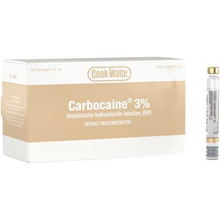 Cook-Waite Carbocaine Mepivacaine HCI Injection 3% without ...
