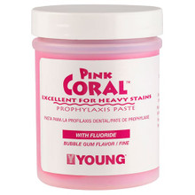 Young Coral Prophy Paste Pink Bubble Gum Coarse 250g w/ Fluoride 9oz ...
