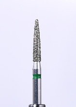 ODS Precision Diamond Bur Flame Burs 862-016C 10/pk | Optimus Dental Supply