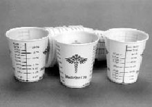 Keystone Bosworth Waxed Mixing Medicine Cups, 3 oz, 100/bx | Optimus ...
