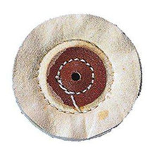 Keystone Muslin Buffs with leather center, 3" x 35 ply, 12/pk | Optimus ...