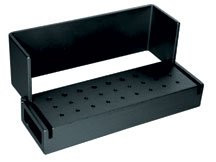 Kerr AXIS Bur Block, 18 FG / 9 FG Holes, Black, ea | Optimus Dental Supply