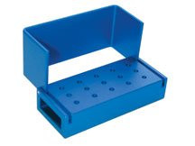 Kerr AXIS Bur Block, 15 RA Holes, Blue, ea | Optimus Dental Supply