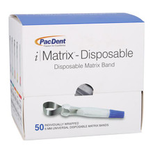 Pac-Dent iMatrix Disposable Matrix Bands, 6 mm Wide, Universal Shape ...