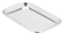 Miltex Mayo Tray, Size 10 10" X 6-1/2" 23/32", Non-Perforated Stainless ...