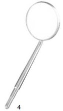 Miltex Mirrors, Magnifying, #4, Cone Socket, 12/pk | Optimus Dental Supply