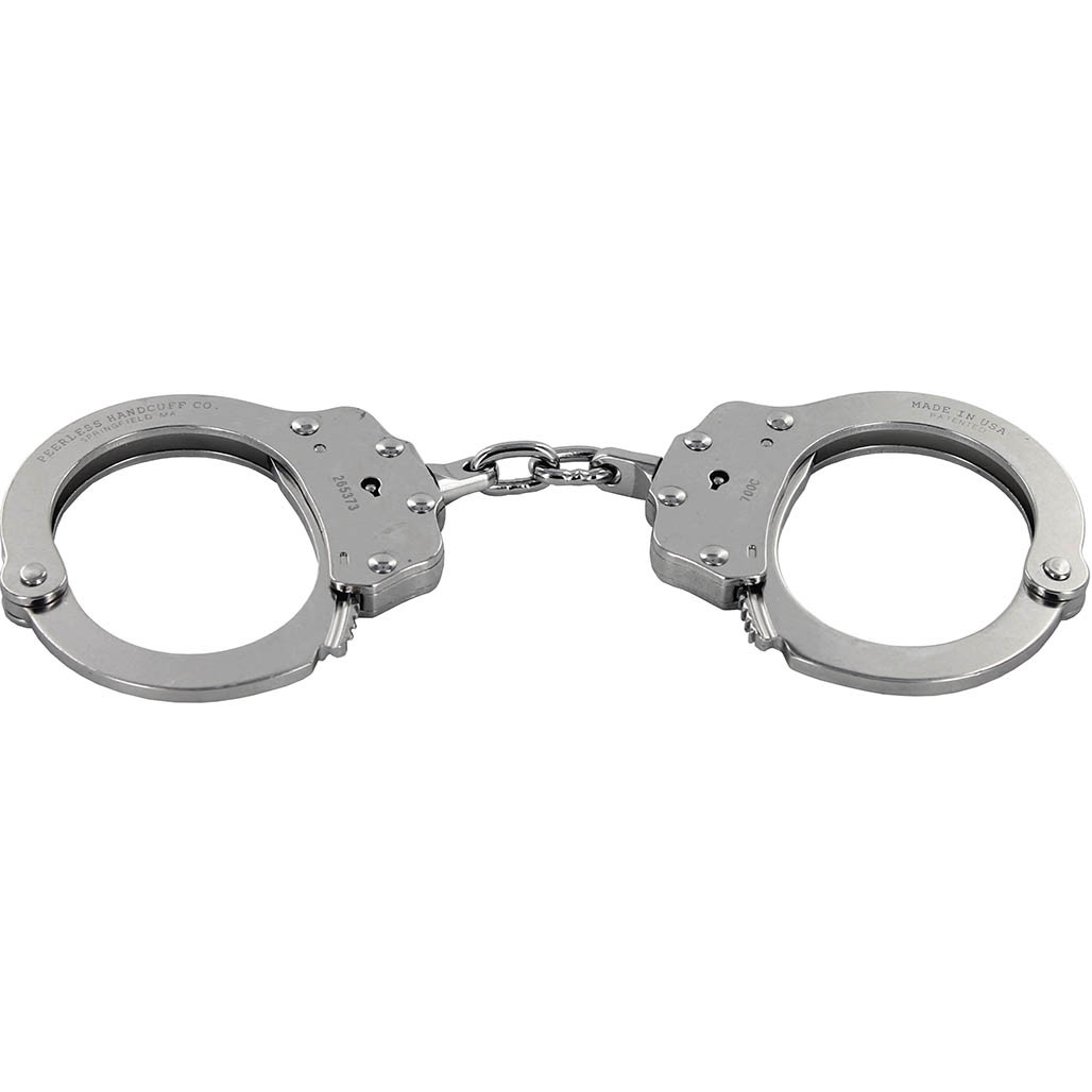 Peerless Model 700C Nickel Finish Handcuffs