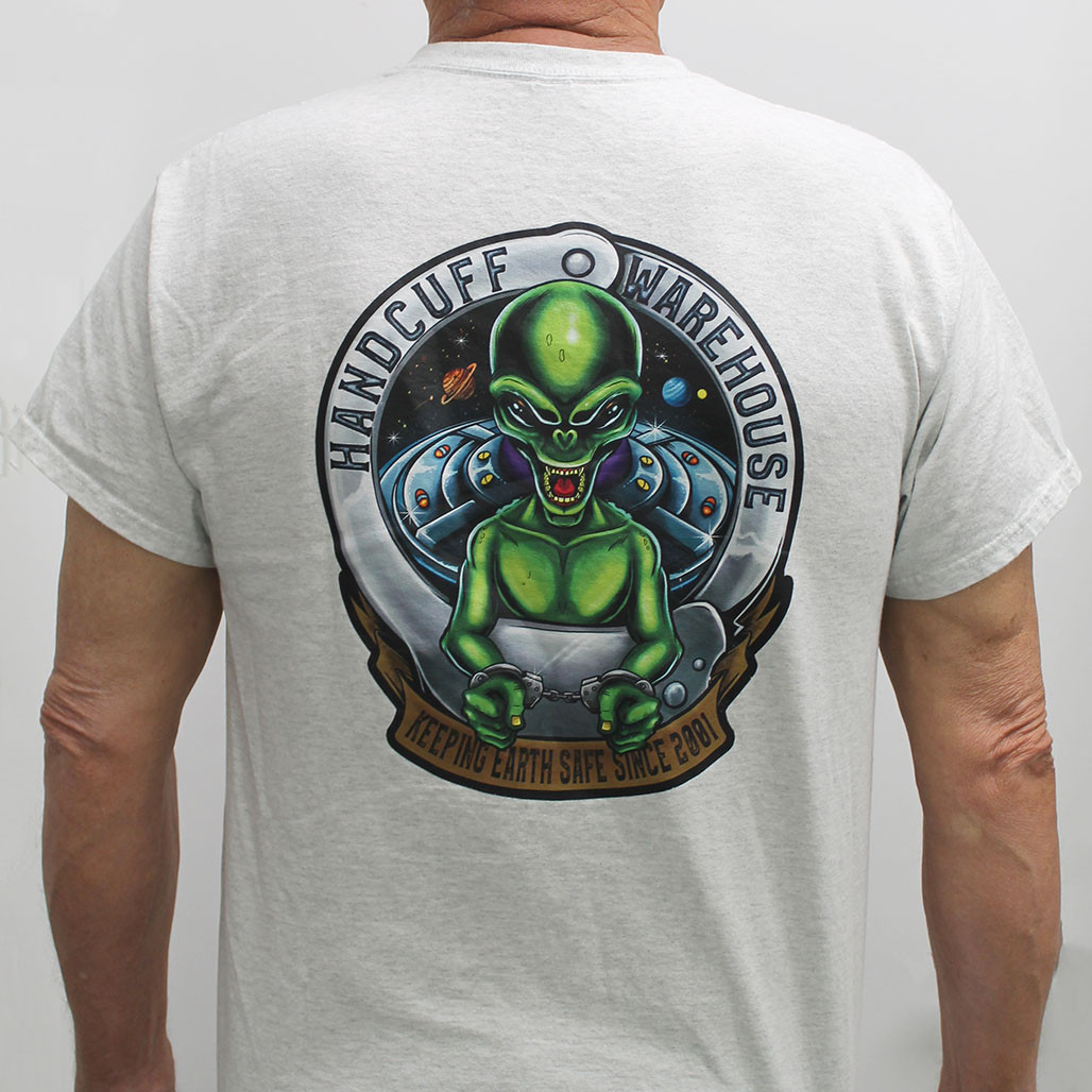 Handcuff Warehouse Alien T-Shirt