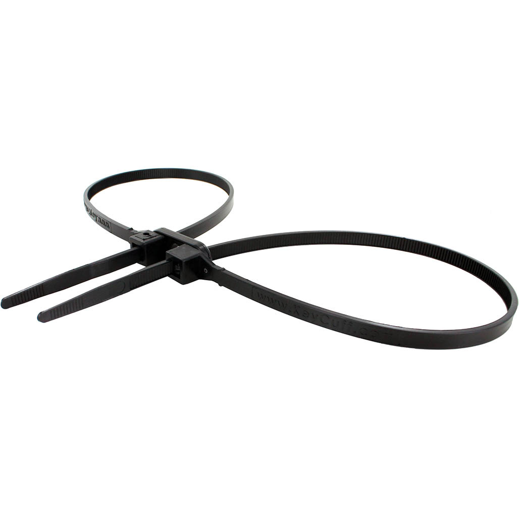 Pack of 100 KeyCuff Double Reusable Nylon Restraints