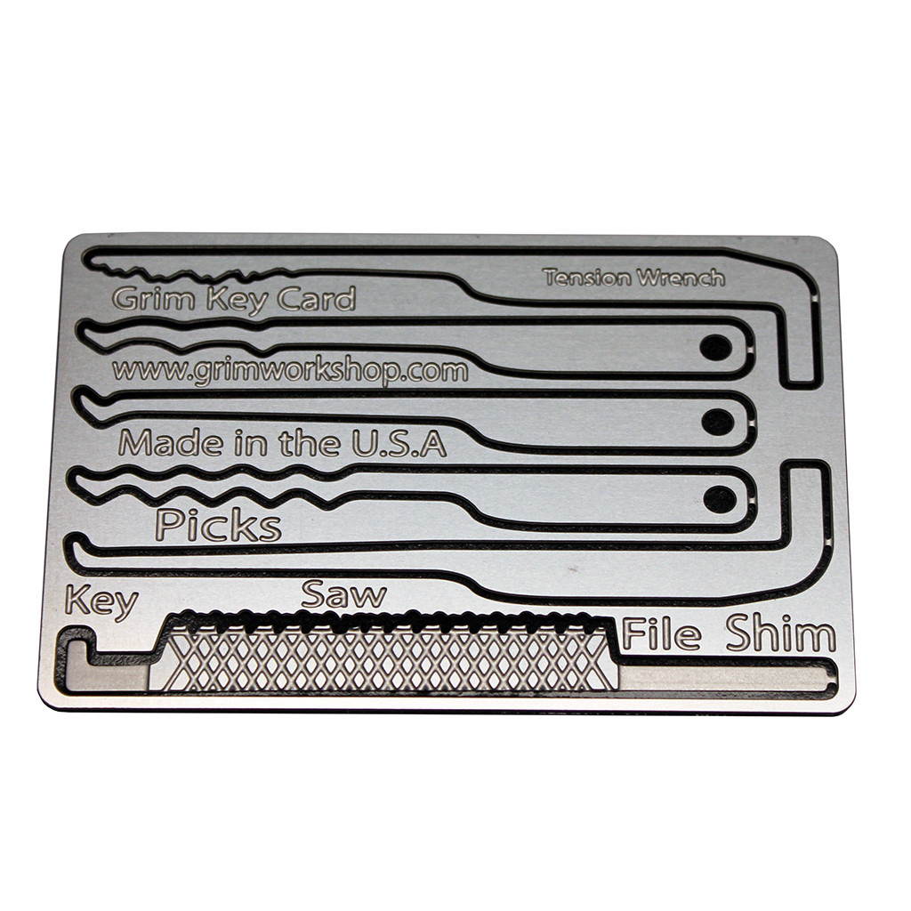 Handcuff & Lock Picking and Escape Card