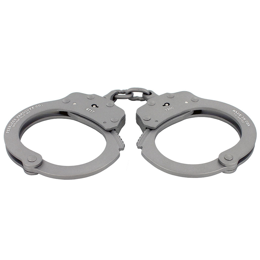 Peerless Model 730C Superlite Aluminum Gray Handcuffs