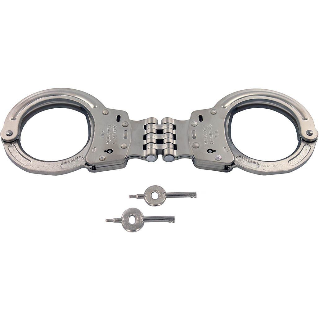 Yuil Model M-11 Hinged Aluminum Handcuffs