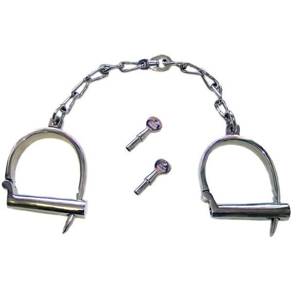 Chicago Model 1599 Heavy Weight Adjustable Darby Leg Irons