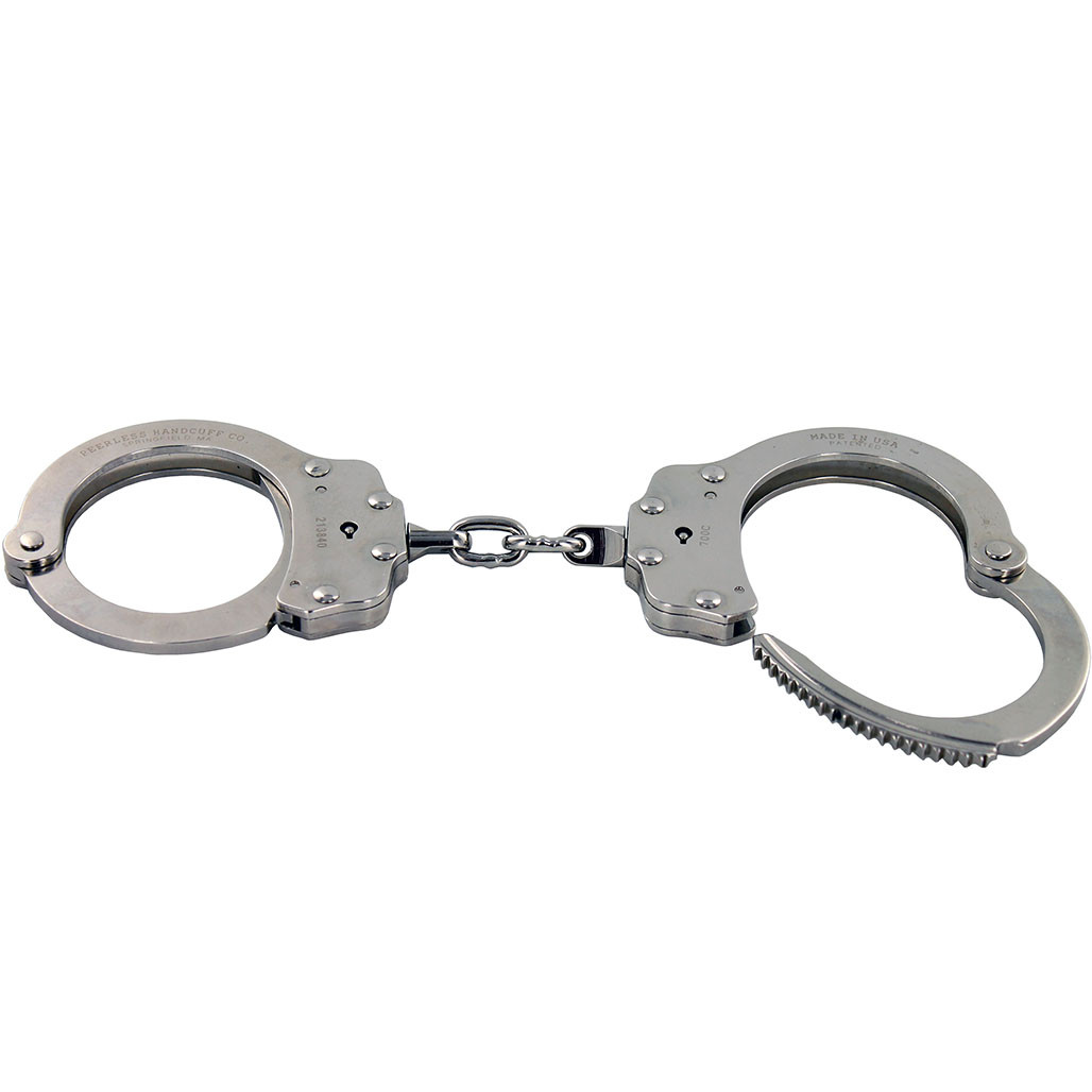 Peerless Model 700C Nickel Finish Handcuffs
