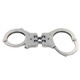 Peerless Model 801C Hinged Nickel Handcuffs