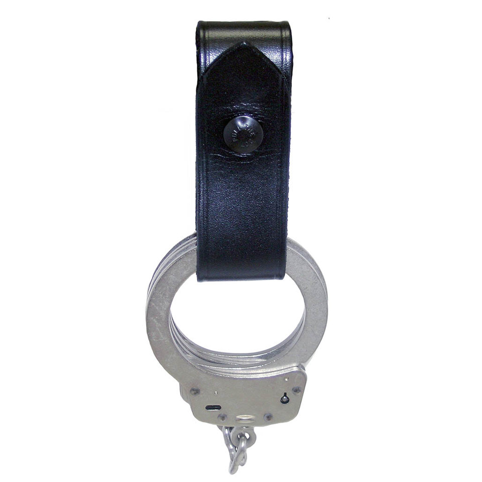 Peerless Model 801C Hinged Nickel Handcuffs
