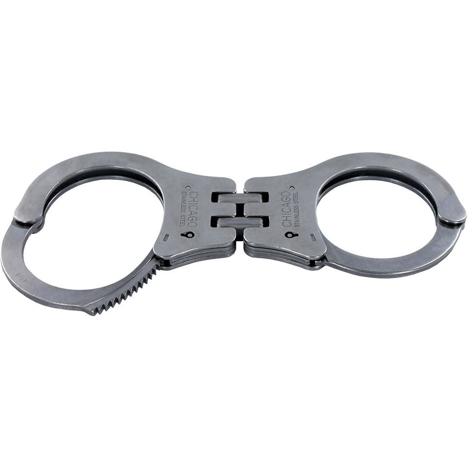 CTS Thompson Model 1058 Tri-Max Hinged Nickel Handcuffs