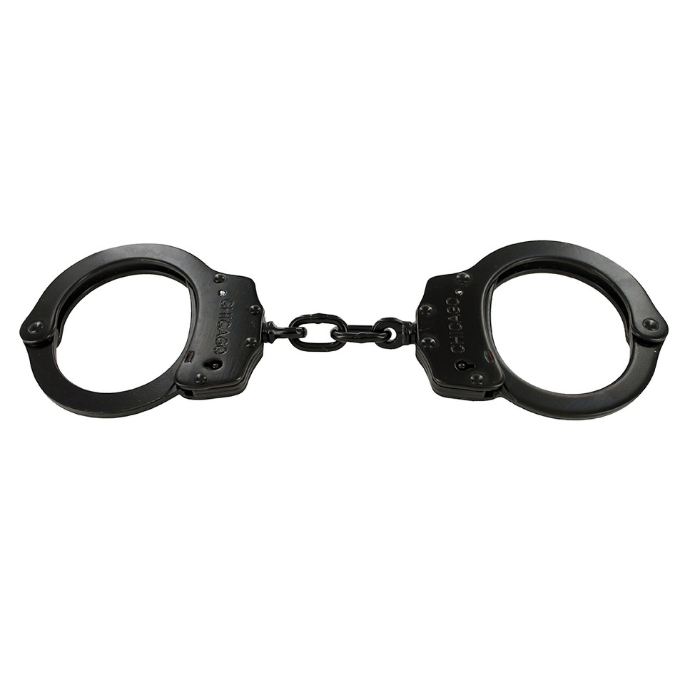 Chicago Model 1000 Black Finish Handcuffs