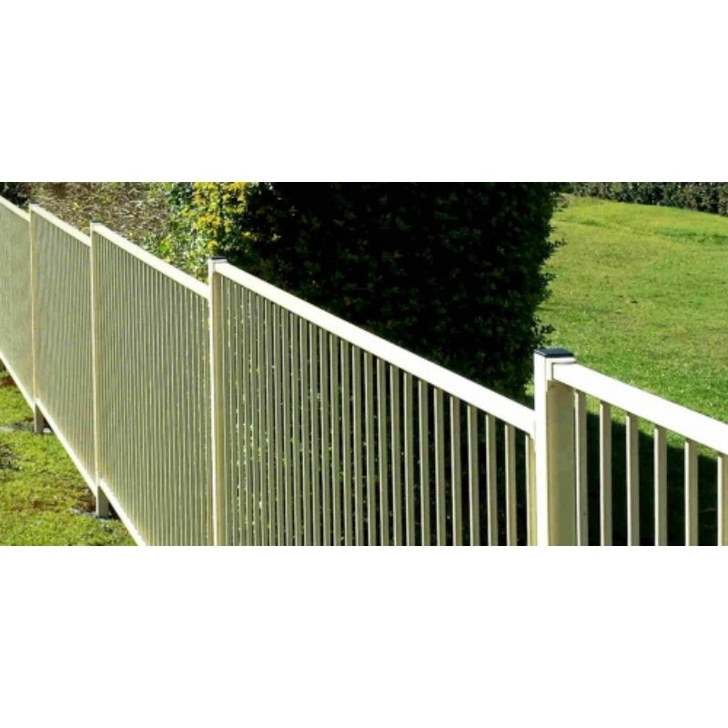 Ready to Go Cream Pool Fencing for Outdoor Spaces | Fence Guru