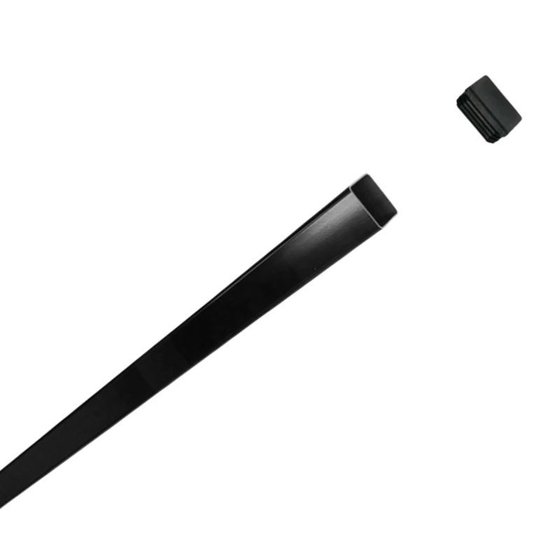 Base Plate Kit (65x65) For Heavy Duty Security Post in Black