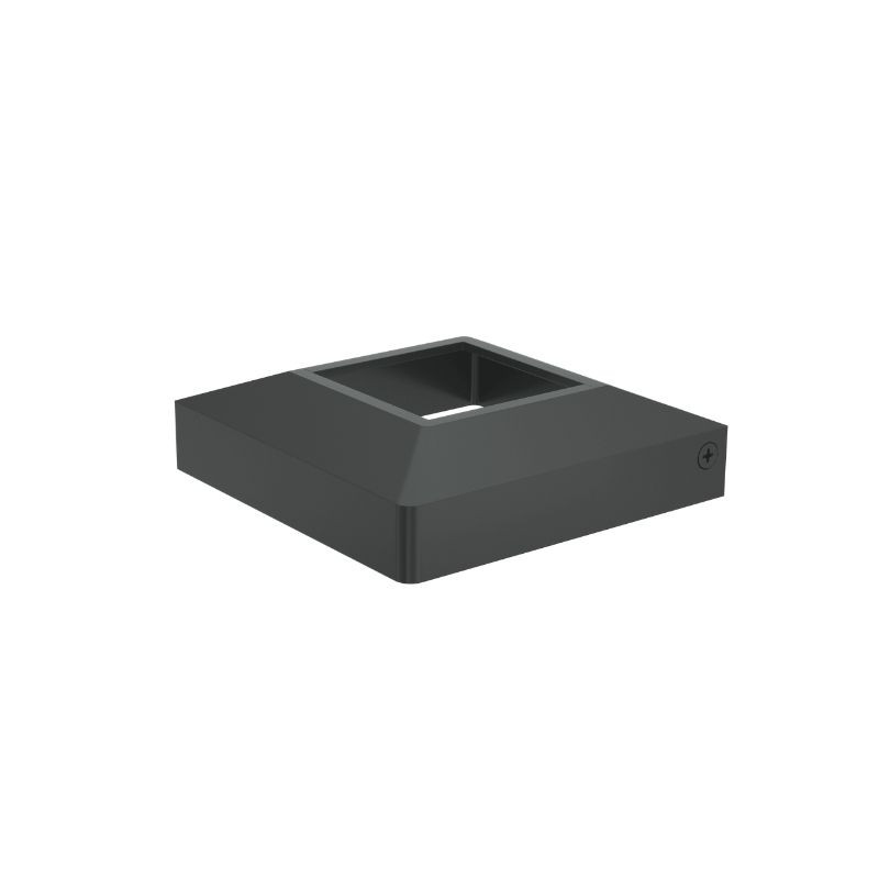 Domical Cover For Wide Pool Fence Post by FenceGuru