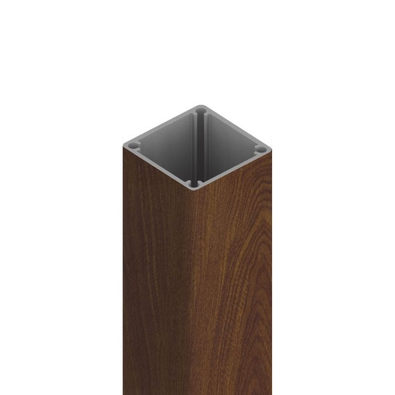 Timber Look Aluminium Post (50x50mm) by FenceGuru