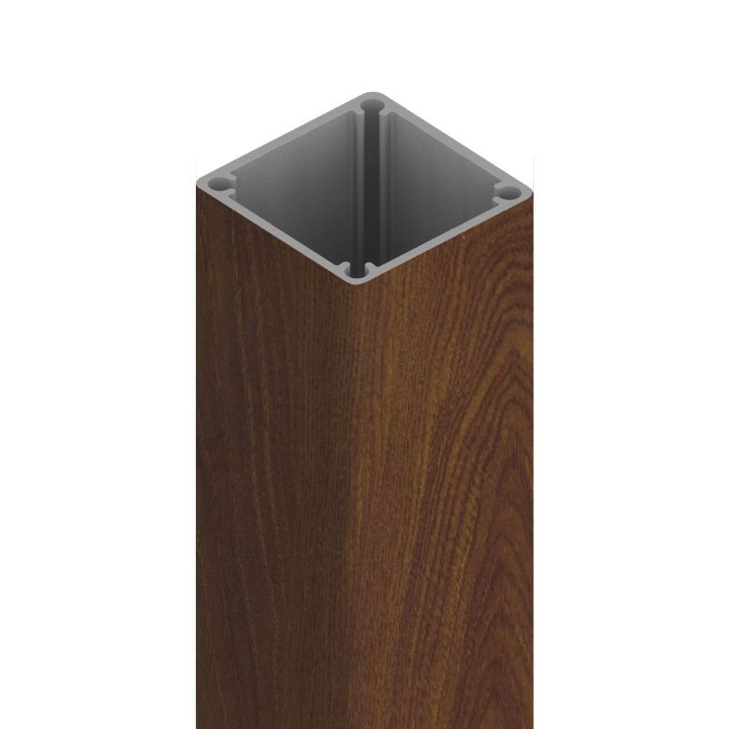 Timber Look Aluminium 65x65mm Post by FenceGuru