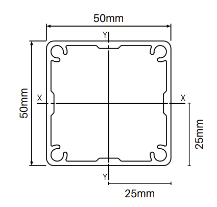 Timber Look Aluminium 65x65mm Post by FenceGuru