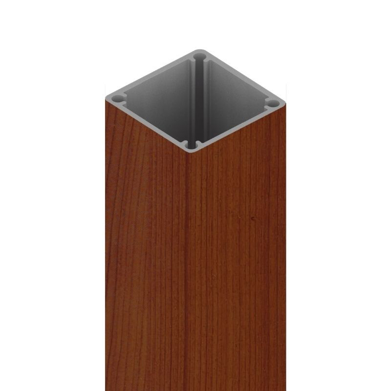 Timber Look Aluminium 65x65mm Post by FenceGuru
