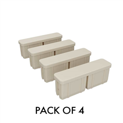 Slat End Cap Pack of Four by FenceGuru