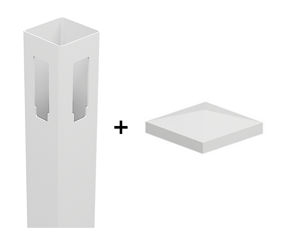Full Privacy Fence - Corner Fence With Tapered Cap | FenceGuru