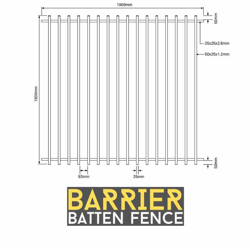 Verti-BARR Ready-Made Batten Fencing & Gates (Pool Certified) | Fence Guru