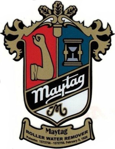 Decal, Maytag Crest Medium