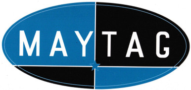 Decal, Maytag Blue & Black Large