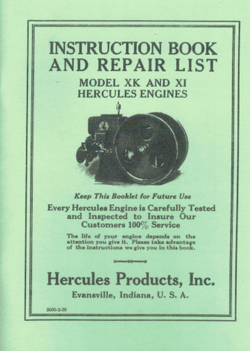 Book, Hercules XK XI