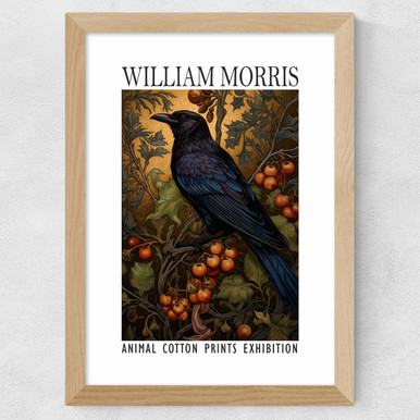 William Morris Crow by Mother & Sun Studio - Art Print - East End Prints