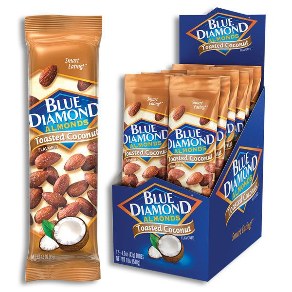 Blue Diamond Almonds - Toasted Coconut - 12ct Display Box
