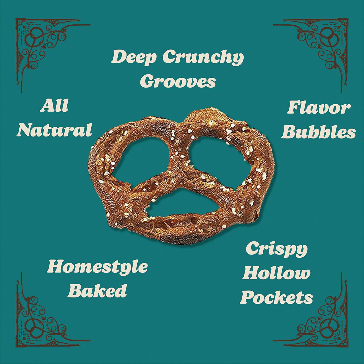 Unique Snacks Original Splits Pretzels - 2.12 Ounce Bags - 6ct Box
