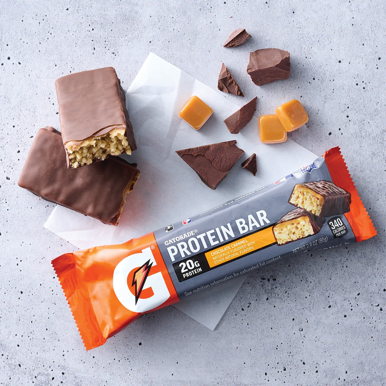 Gatorade Protein Bar - Chocolate Caramel - 6ct Display Box