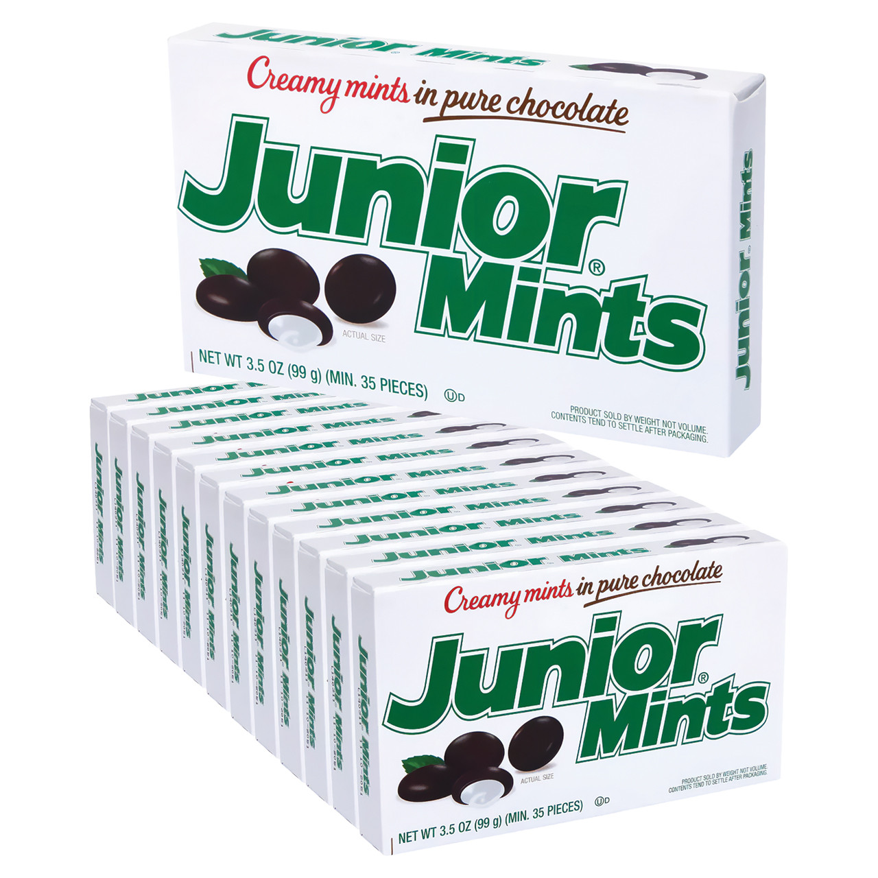 Theater Box Candy - Junior Mints - 12ct Display Box
