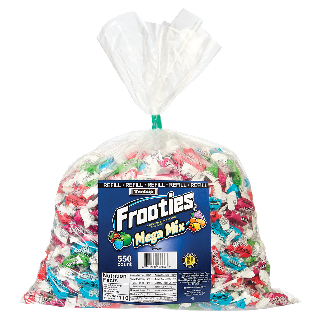 Tootsie Frooties Mega Mix - Bulk Bag - 550ct