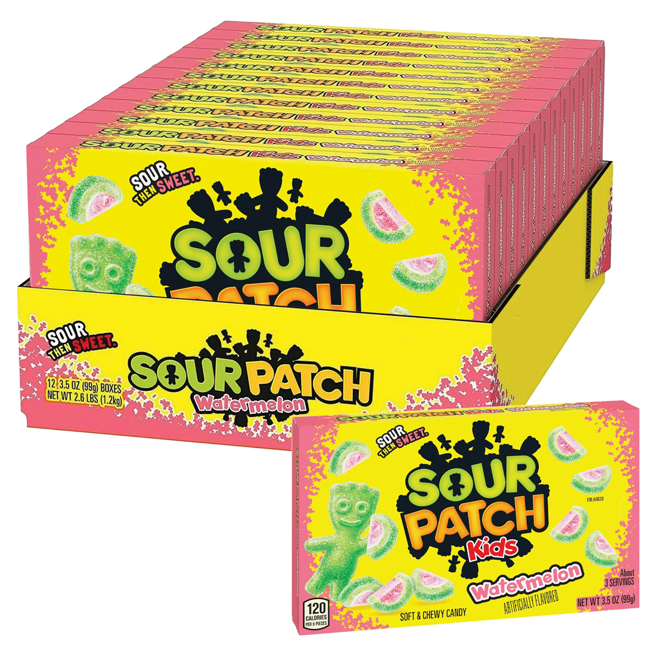 Theater Box Candy - Sour Patch Kids Watermelon - 12ct Display Box
