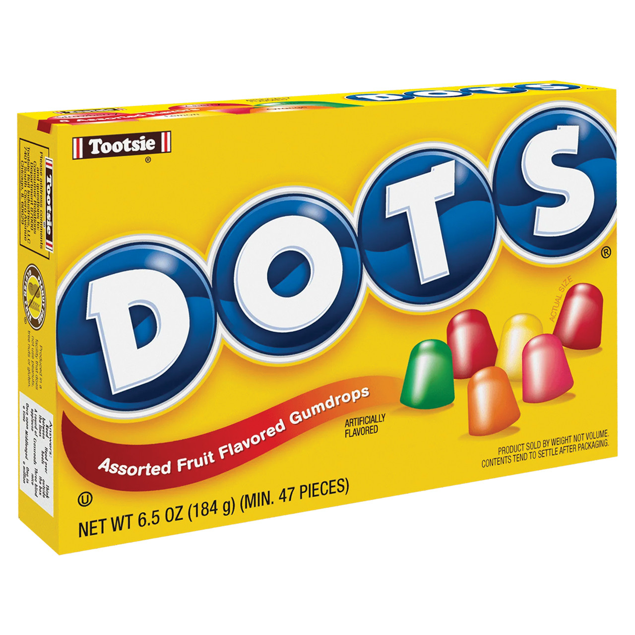 Theater Box Candy - Tootsie Dots - 12ct Display Box
