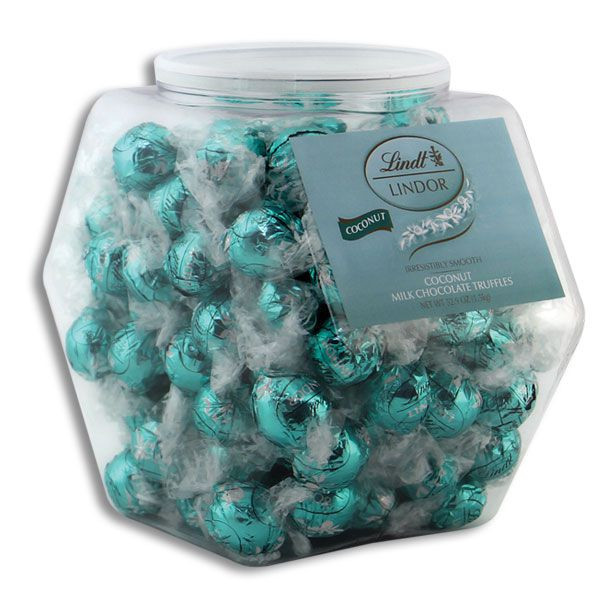 Lindt Lindor Truffles - White Chocolate - Bulk Display Tub - 120ct
